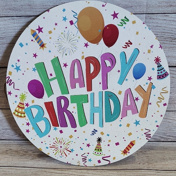 Source Unknown | Party Supplies | Colorful Happy Birthday Sign | Poshmark